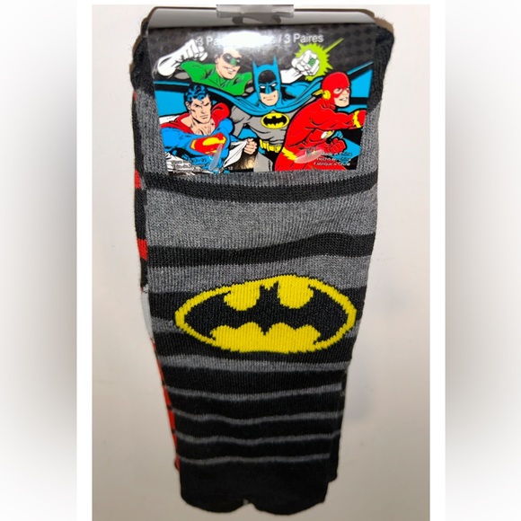 Hyp | Underwear & Socks | Batman Flash Superman Dc Low Cut Socks 3 Pair ...